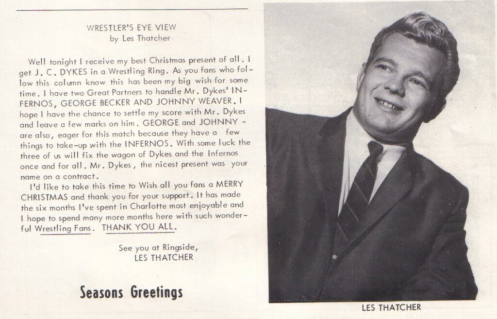 Les Thatcher Gallery – Newspapers – The Brian Pillman Memorial Show