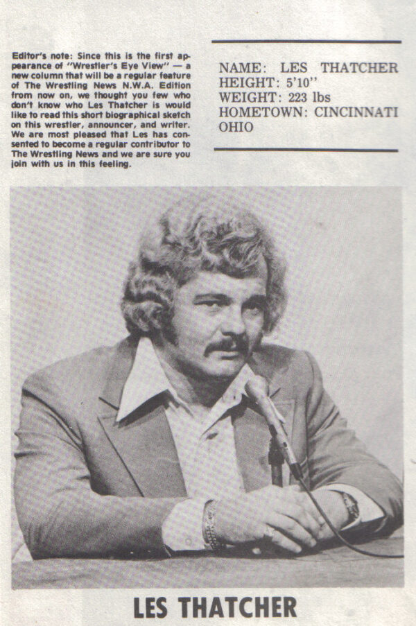Les Thatcher Gallery – Newspapers – The Brian Pillman Memorial Show